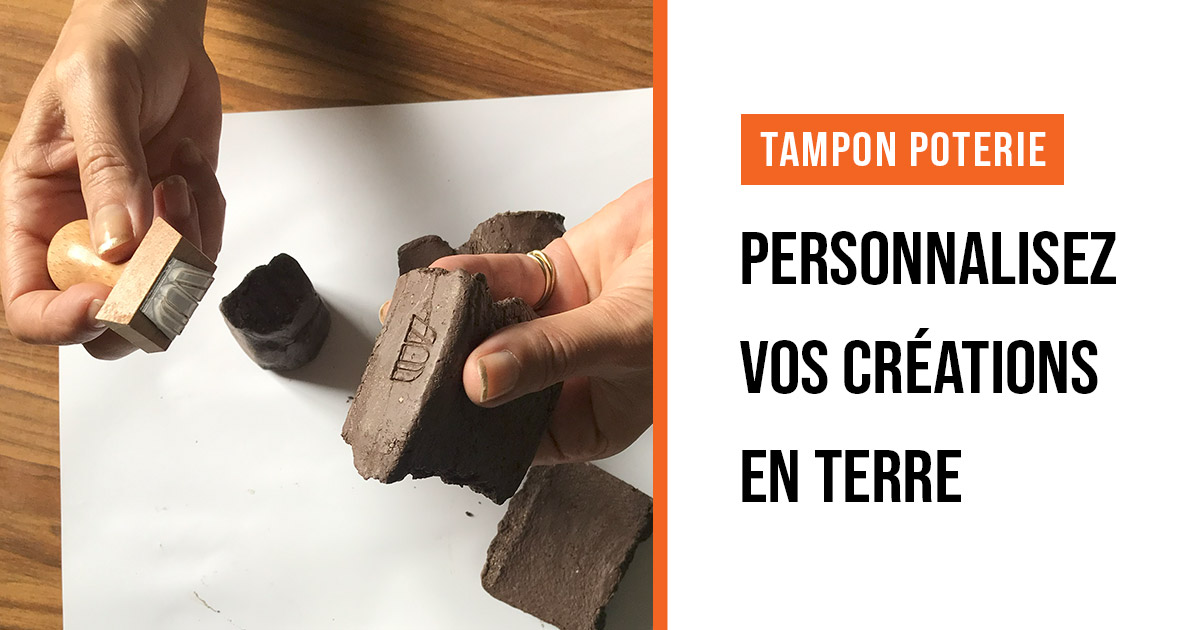 Tampon spécial poterie : personnalisez vos créations en terre, argile ...
